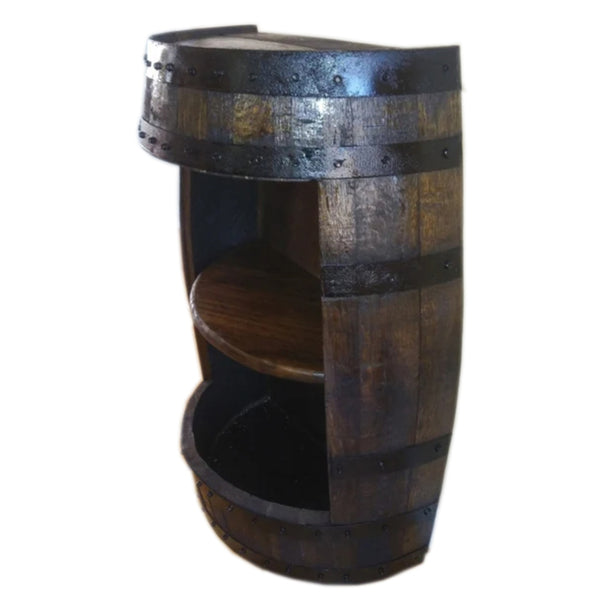 Half Barrel Open-Faced CABINET - The Barrel Lady